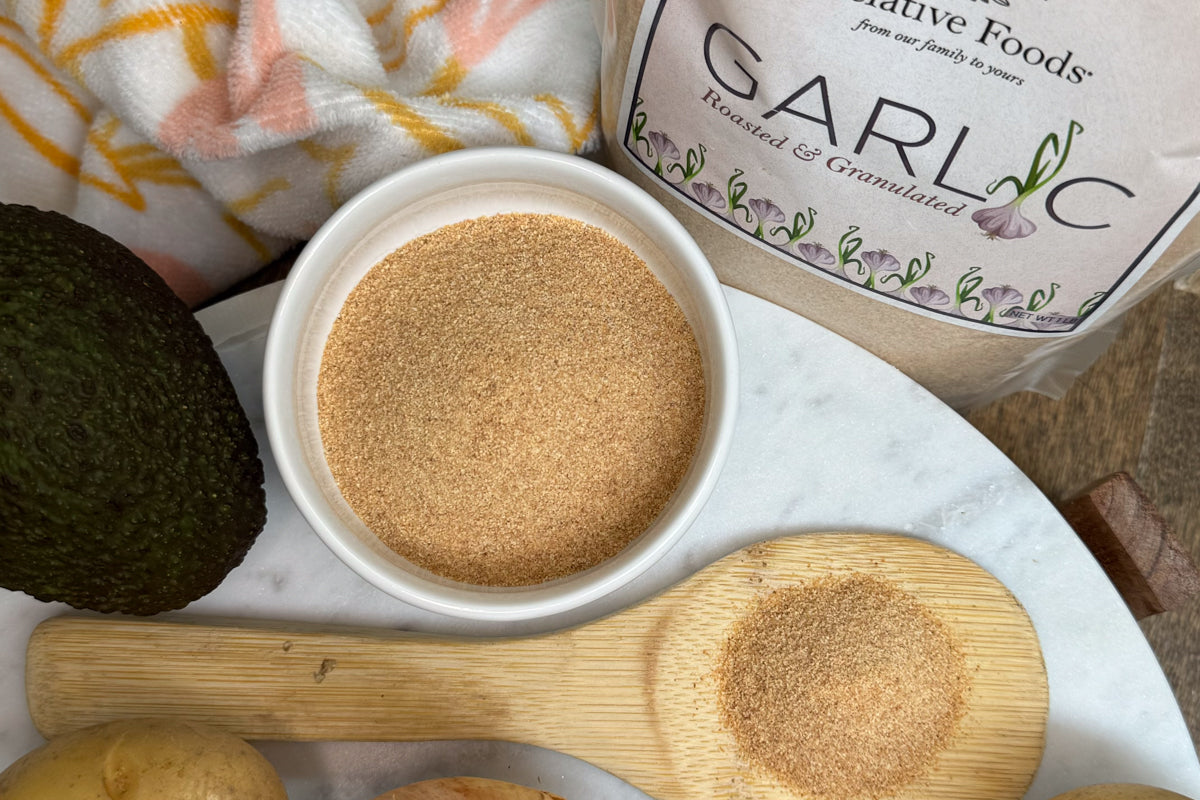 The Benefits and Uses of Roasted Granulated Garlic – Relative Foods