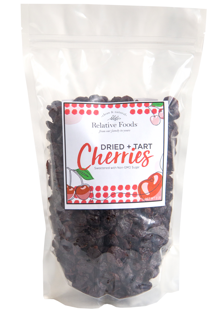 Non-GMO Dried Tart Cherries Sweetened. Michigan Montmorency Tart ...